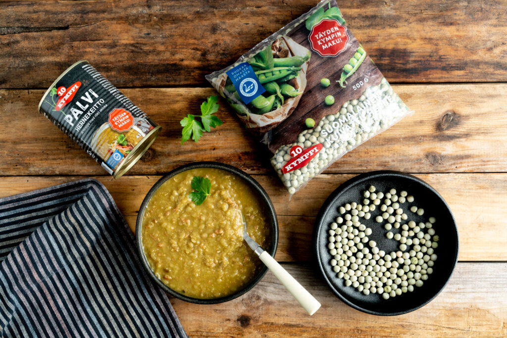 Kympin herneet tulevat Täyden Kympin sopimusviljelijöiltä | Kymppi